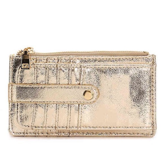 Madison West | Bags | Nwt Misha Gold Bifold Wallet | Poshmark